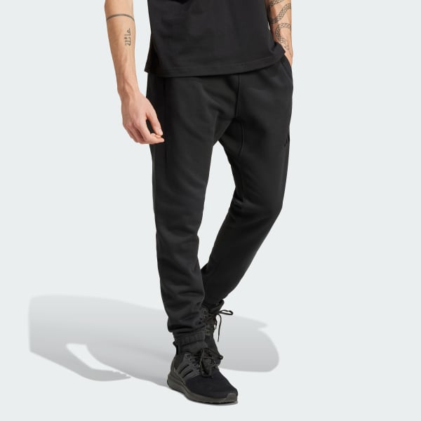 adidas ALL SZN Fleece Graphic Pants - Black | adidas Australia