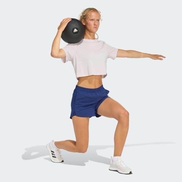 Shorts 2 em 1 Workout Essentials - Azul adidas | adidas Brasil