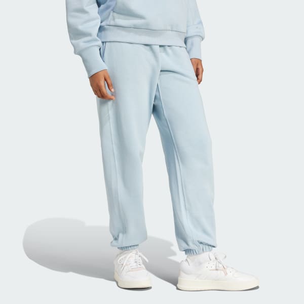 adidas ALL SZN French Terry Loose Pants - Blue | adidas Australia