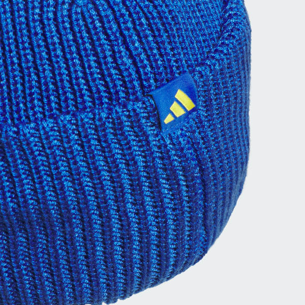 adidas Boston Marathon 2026 Premium Fold Beanie - Blue | Free Shipping ...