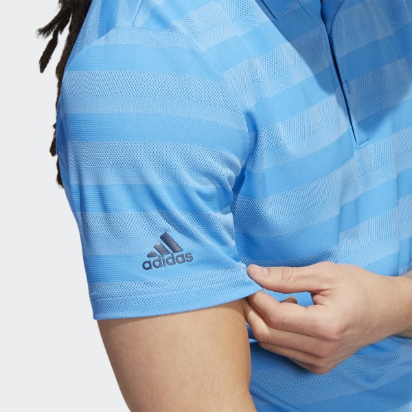 adidas Two-Color Striped Polo Shirt - Blue | adidas Australia