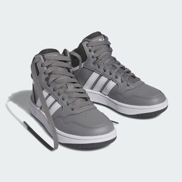 adidas Hoops Mid Shoes - Grey | adidas UK