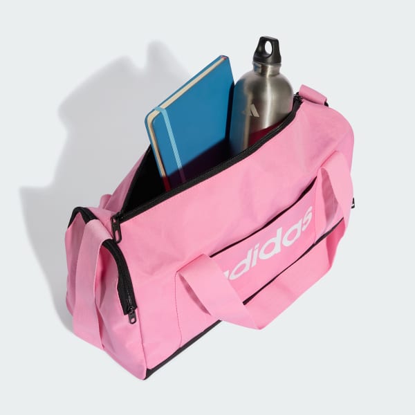 Mala Duffel Linear Extra Small - Rosa adidas | adidas Brasil