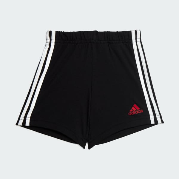 adidas Essentials Lineage Organic Cotton Tee and Shorts Set - White ...