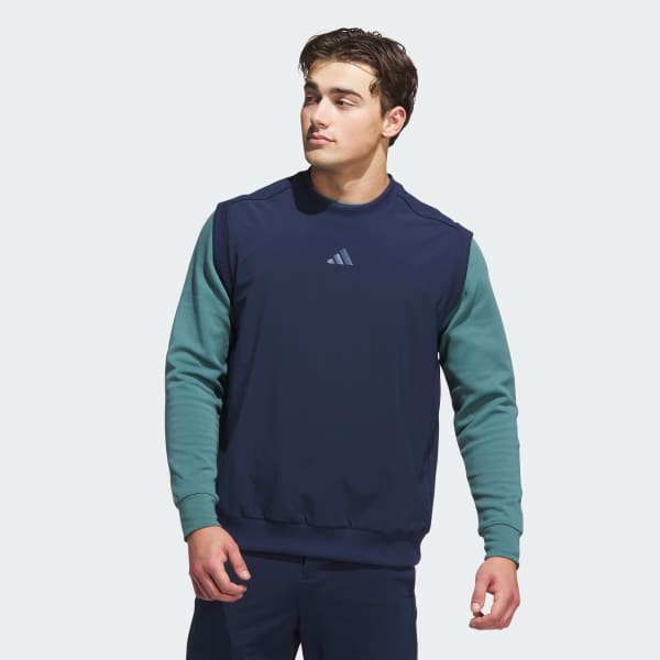 adidas Beyond The Course Twistweave Loose Vest - Blue | adidas Australia