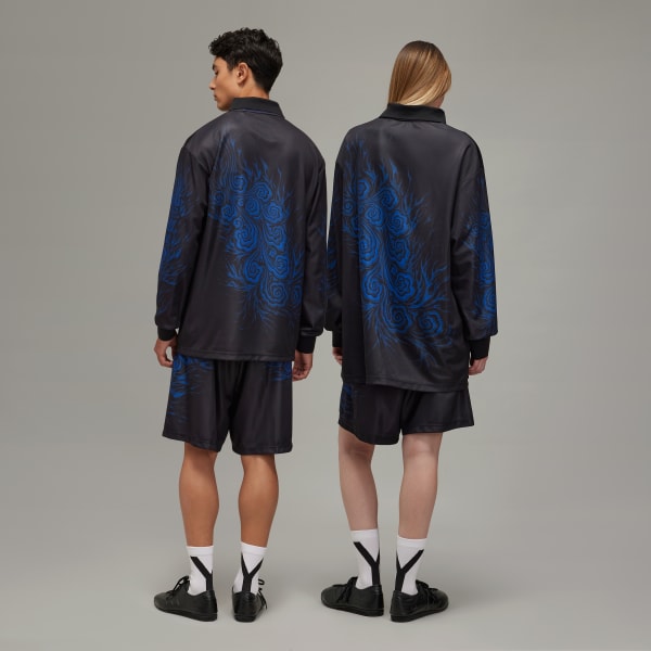 adidas Y-3 JFA Graphic Shorts - Black | Free Shipping with adiClub | adidas US