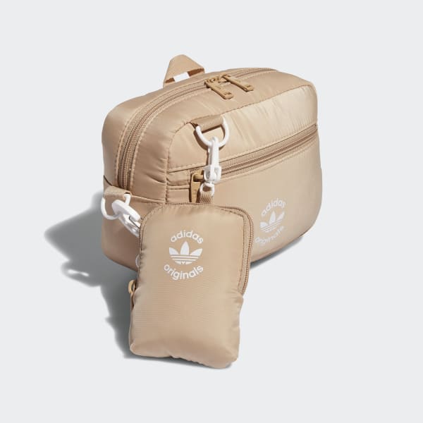 adidas Puffer and Pouch Crossbody Bag - Beige | Free Shipping with ...