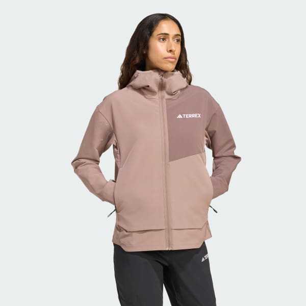 adidas Terrex Multi Softshell Jacket - Brown | adidas UK