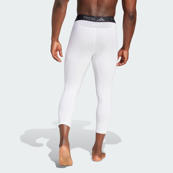 adidas Techfit Compression Training 3/4 Tights - White | Free Shipping with adiClub | adidas US