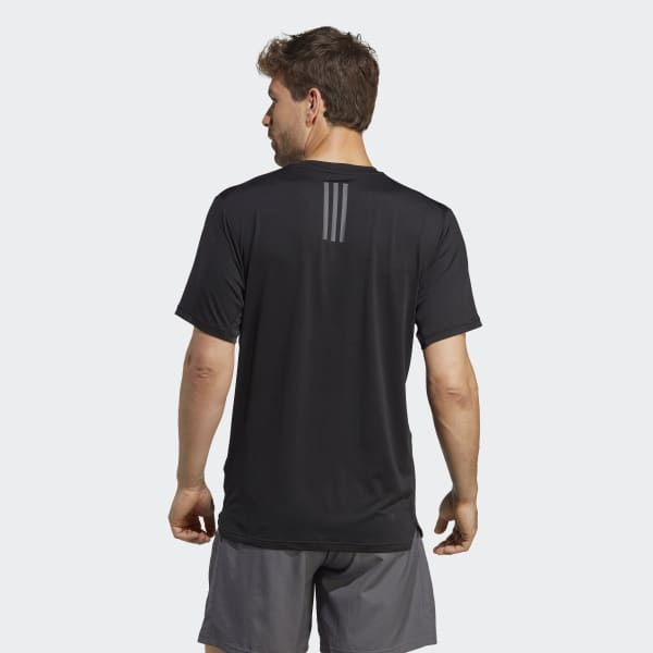 adidas Train Essentials Seasonal Stretch Training Tee - Black | adidas ...