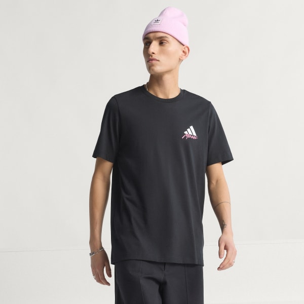 adidas Messi Icon Graphic Tee - Black | adidas Australia