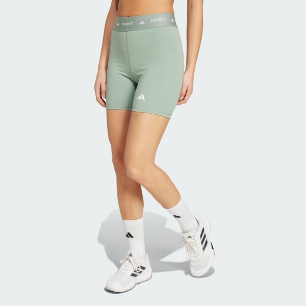adidas TECHFIT Short Leggings - Grün | adidas Deutschland