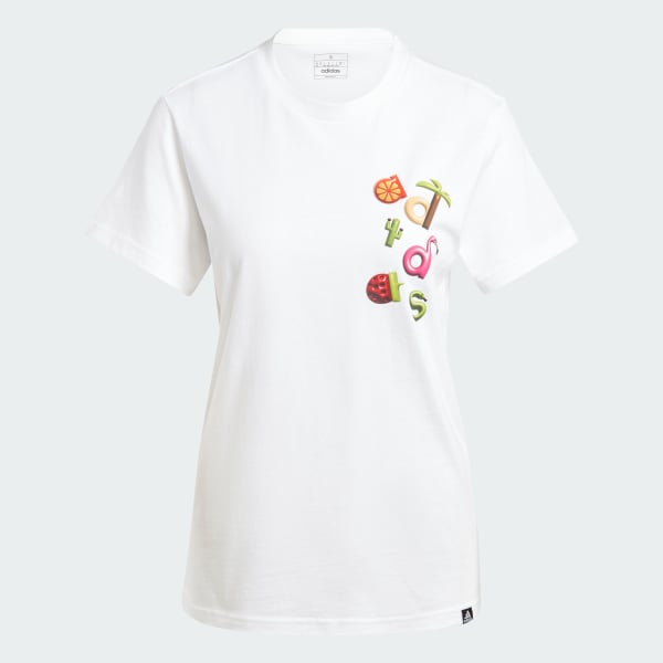 adidas Summer Fun Float Graphic Tee - White | Free Shipping with ...