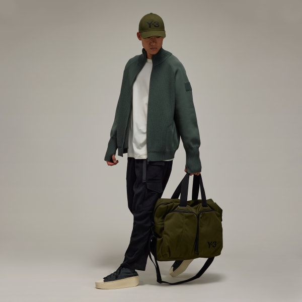 adidas Y-3 Funnel-Neck Knit Sweater - Green | adidas India adidas Y-3 Funnel-Neck Knit Sweater - Green | adidas India