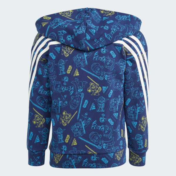 adidas x Star Wars Young Jedi Track Jacket - Blue | Free Shipping with ...