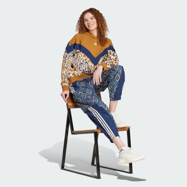 Moletom Capuz adidas x FARM Rio - Marrom adidas | adidas Brasil