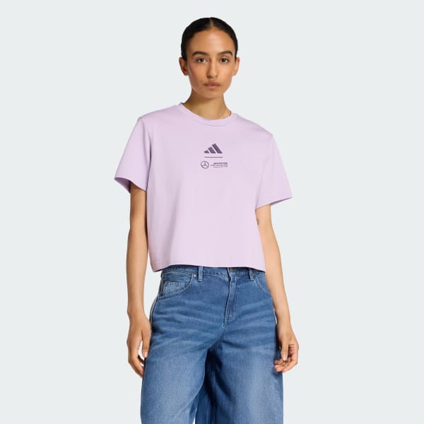 adidas MERCEDES - AMG PETRONAS FORMULA ONE TEAM POLO - Purple | Free ...