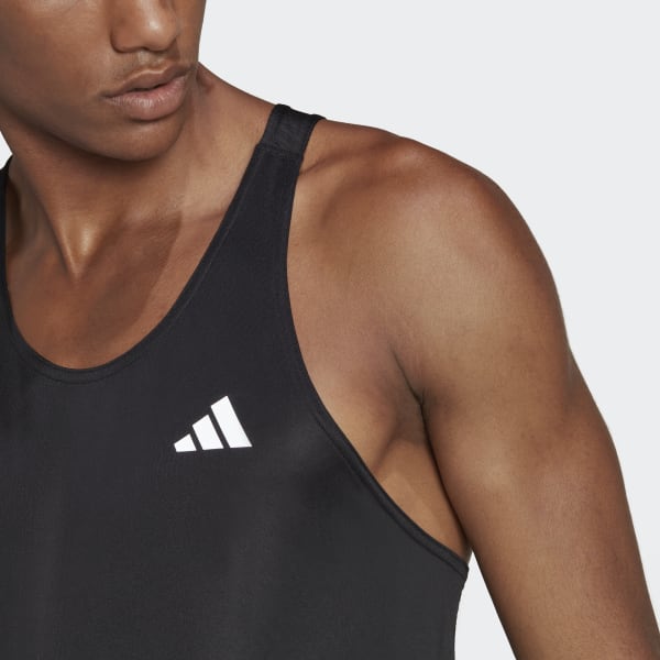 adidas Own the Run Singlet - Black | Men's Running | adidas US