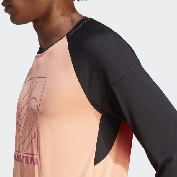 adidas Five Ten Long Sleeve Jersey BCA Tee - Orange | Free Shipping ...