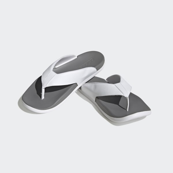 adidas Adilette Comfort Flip-Flops - White | adidas UK