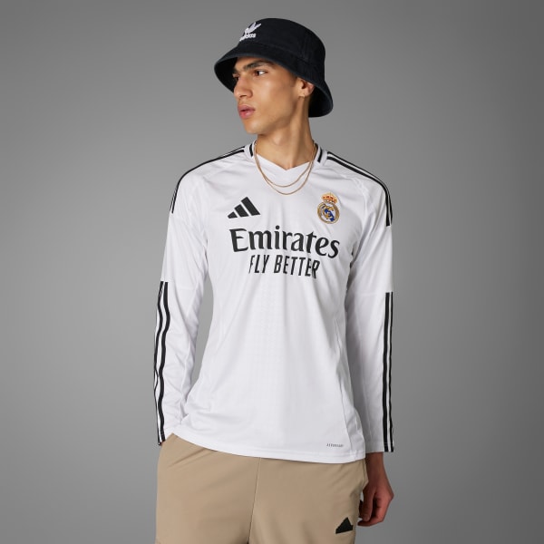 Real Madrid 24-25 Long Sleeve Home Jersey, White | adidas DE