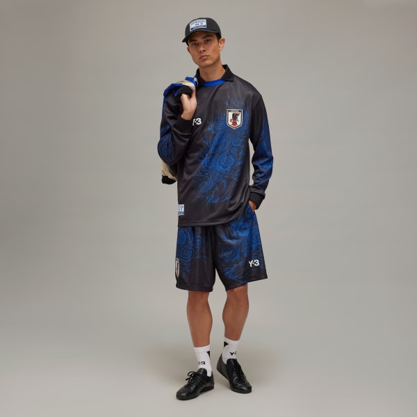 adidas Y-3 JFA Graphic Shorts - Black | Free Shipping with adiClub | adidas US