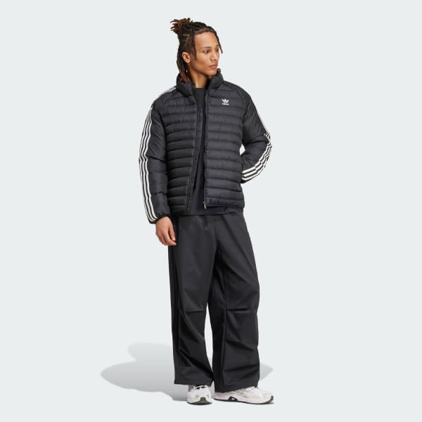 adidas Padded Collar Puffer Jacket - Black | adidas Australia