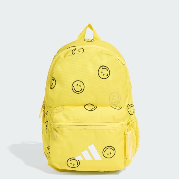 smiley face rolling backpack