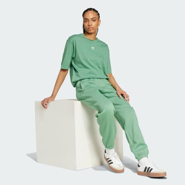 adidas Essentials Boyfriend Tee - Green | adidas Australia