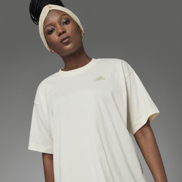 adidas Grow Positivity Tee (Gender Neutral) - White | Free Shipping ...