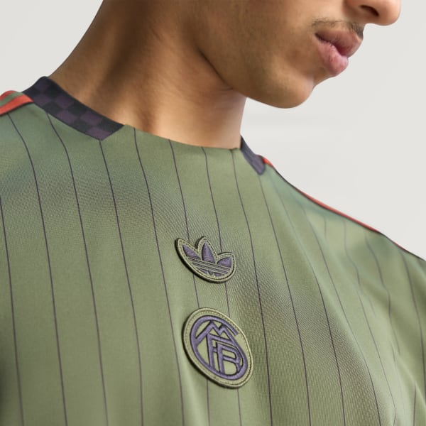 adidas FC Bayern Terrace Icons Jersey - Green | Free Shipping with adiClub | adidas US