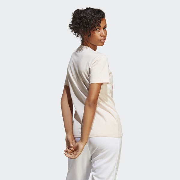 adidas Essentials Logo T-Shirt - Pink | adidas UK