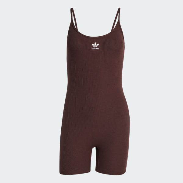 adidas Essentials Rib Bodysuit - Brown | Free Shipping with adiClub ...