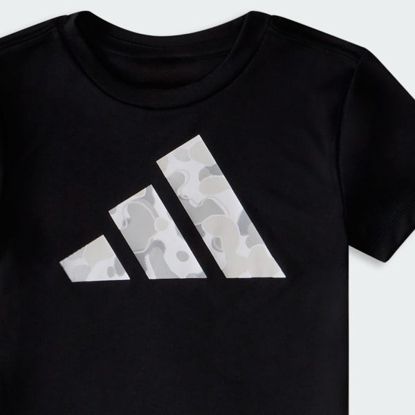 Adidas Poly Tee Aop 3s Short Set International Shipping