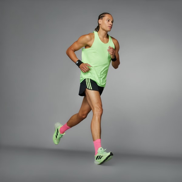 adidas Men's Running Own the Run 3-Stripes Shorts - Black | Free ...