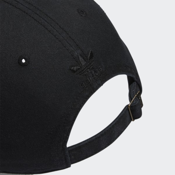 adidas Relaxed Strap-Back Hat - Black | Free Shipping with adiClub ...