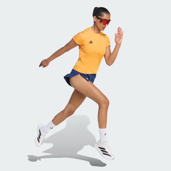 adidas Adizero Essentials Running Tee - Orange | adidas Australia