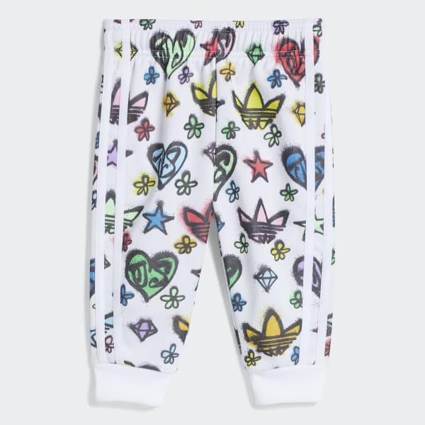 adidas Jeremy Scott Monogram Tracksuit - White | adidas UK