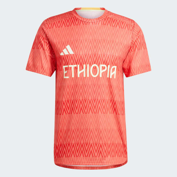 adidas Team Ethiopia HEAT.RDY Training T-Shirt - Red | Free Delivery | adidas UK