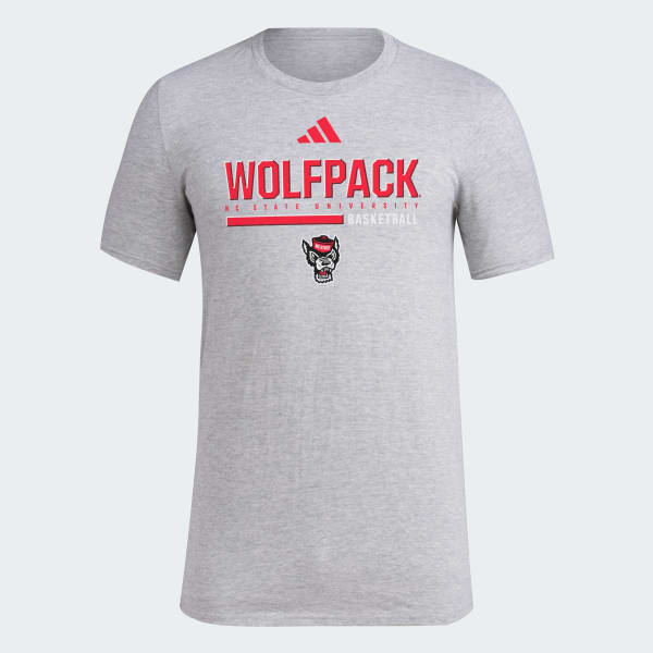 adidas NC State Wolfpack Short Sleeve Pregame Tee - Grey | Free Shipping with adiClub | adidas US