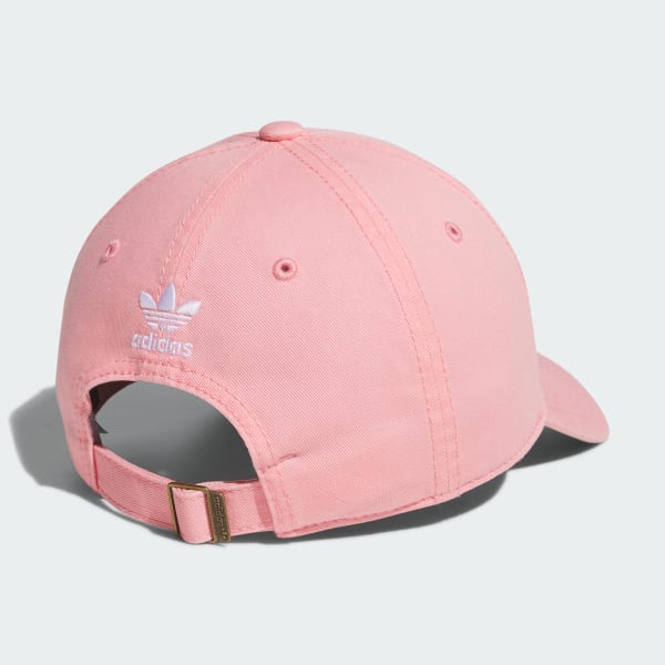 adidas Washed Relaxed Strap-Back Hat - Pink | Free Shipping with ...