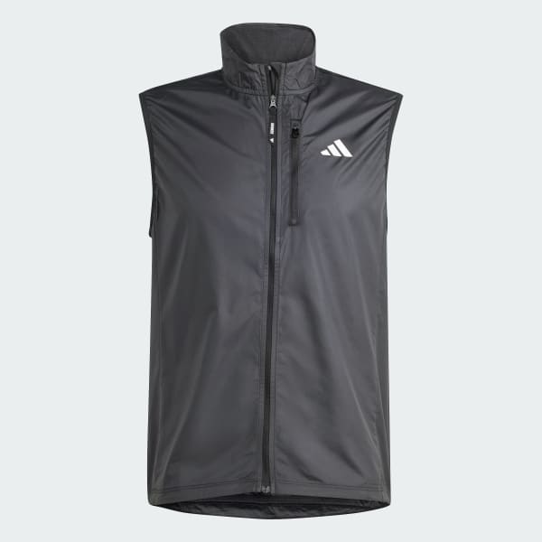 adidas Own the Run Vest - Black | Free Delivery | adidas UK