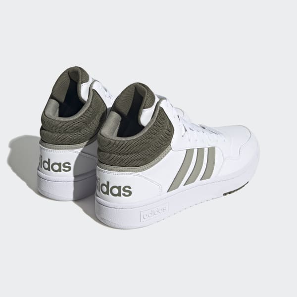 adidas Hoops 3.0 Mid Classic Vintage Shoes - White | Men's Lifestyle ...