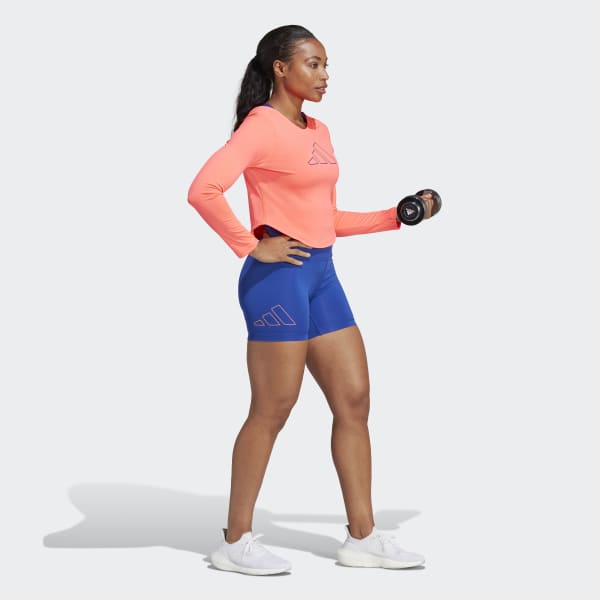 adidas Hyperbright Training Long Sleeve Tee - Pink | adidas Australia