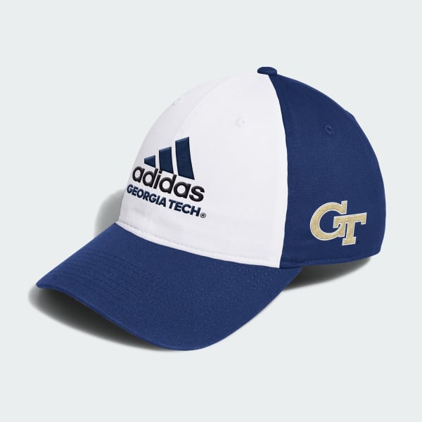 adidas Georgia Tech Slouch Adjustable Hat - White | Free Shipping with ...