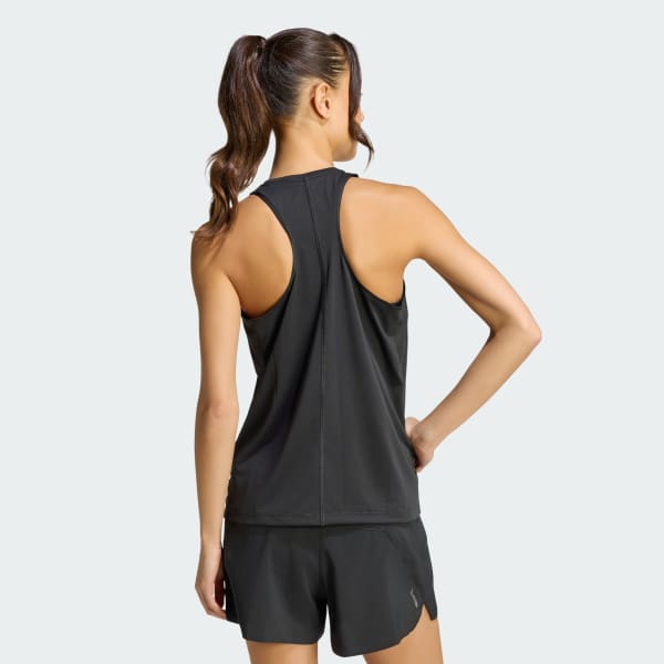 adidas ADI365 Running Climacool Iconic Tank Top - Black | Free Shipping ...