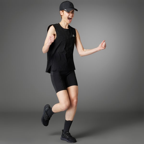 adidas Running Primeweave Short Leggings - Black | adidas Australia
