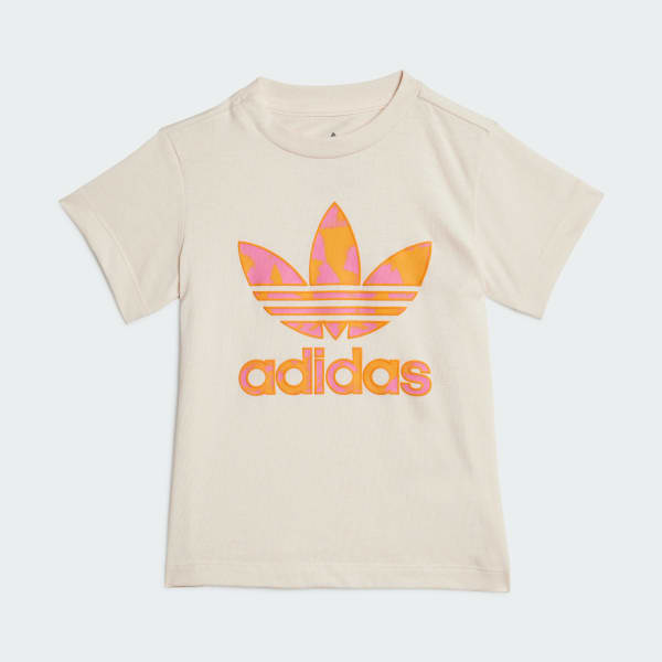 adidas Summer Allover Print Short Tee Set - White | adidas Australia