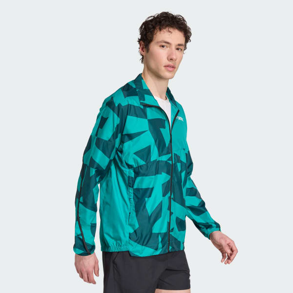 adidas TERREX Multi Printed Windjacke - Grün | adidas Deutschland
