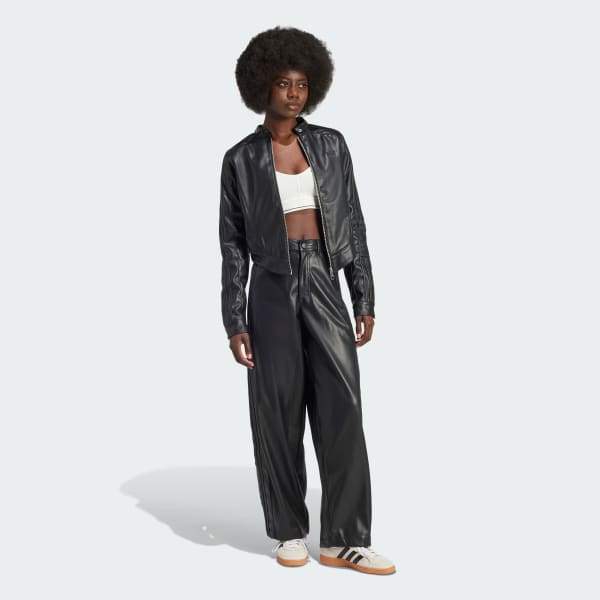 Jaqueta Premium Pleather Adibreak - Preto adidas | adidas Brasil